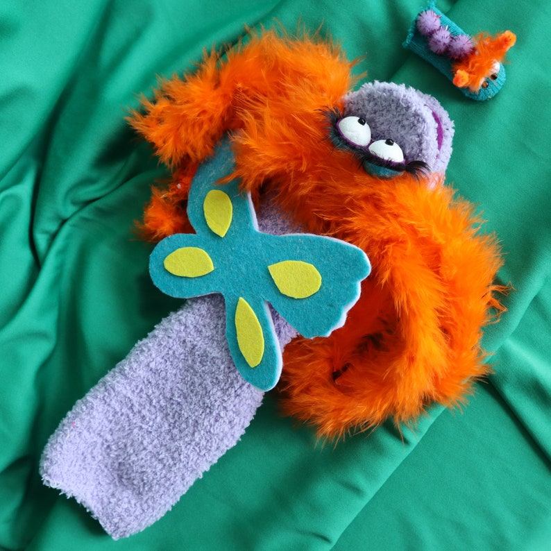 Ginger Fairy A Fluffy Sock Puppet - Etsy