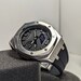 Custom Casioak G-shock Stainless Steel & Black, Casio GA-2100, Gen 5 ...
