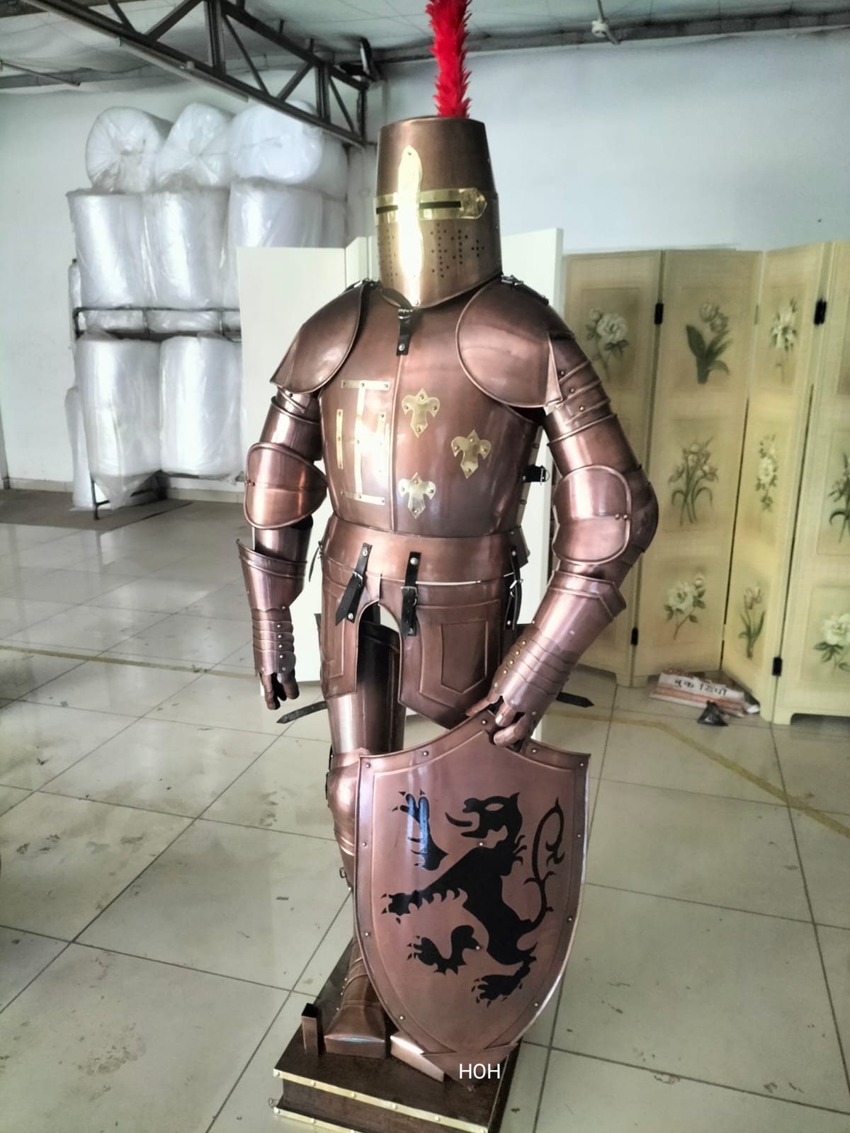 Medieval Armor Suit of Roman ,6 Feet Full Size Wearable LARP Armor Suit ...