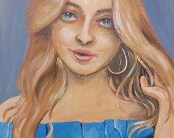 Sabrina Carpenter Painting - Etsy