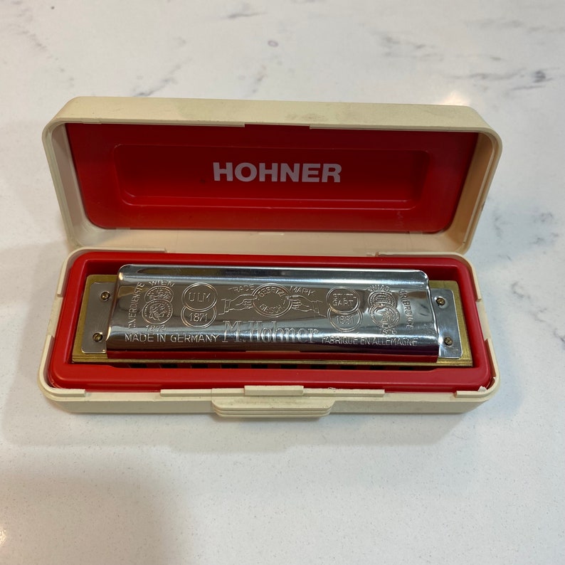1896 Vintage Harmonica Marine Band M Hohner German Pristine - Etsy