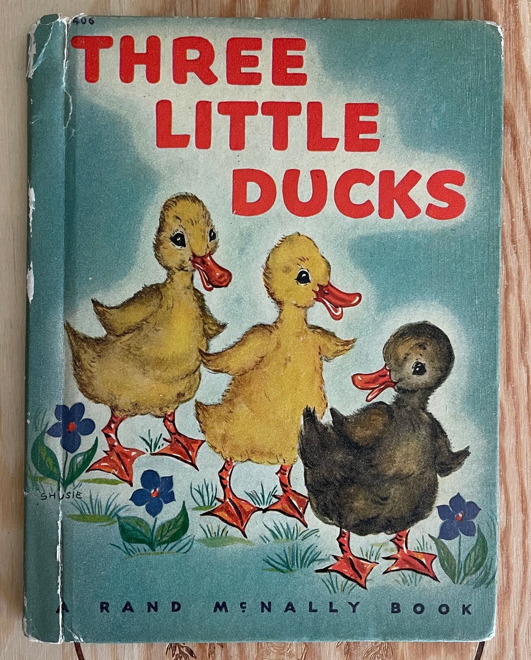 1945 Vintage Three Little Ducks Children's Book Rand Mcnally SHUSIE Ils - Etsy