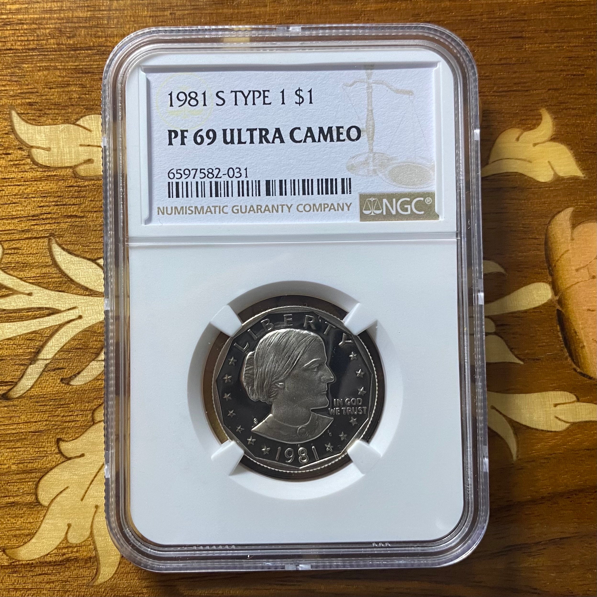 1981 S Susan B Anthony One Dollar Coin Type 1 Ngc PF69 Ultra - Etsy