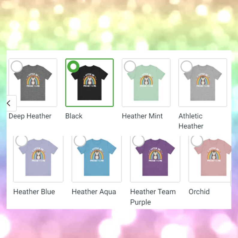 I Otter Be Proud to Be Me T-shirt Cute Cartoon Otter Under Rainbow and ...