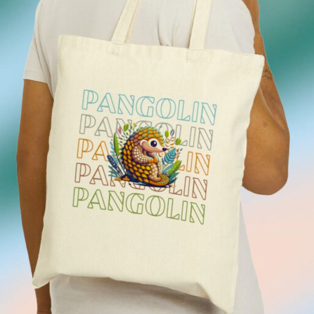 Pangolin Tote Bag Scaly Anteater Shopping Bag Cotton Bag - Etsy