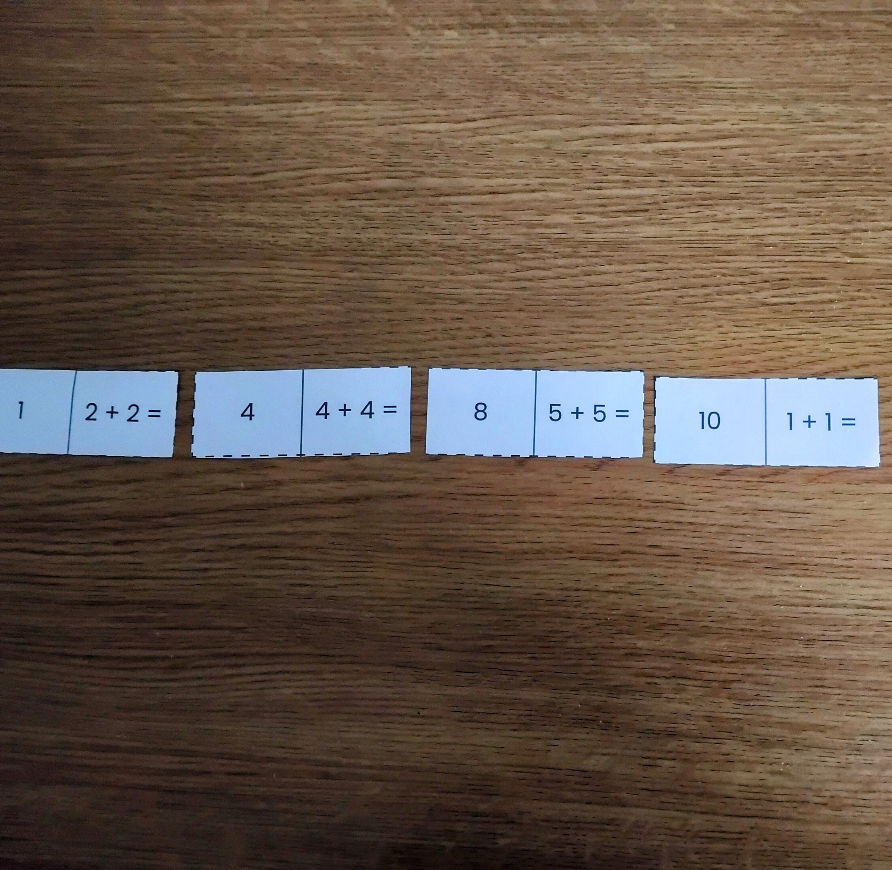 Addition Dominoes - 10 Printable Games - Etsy