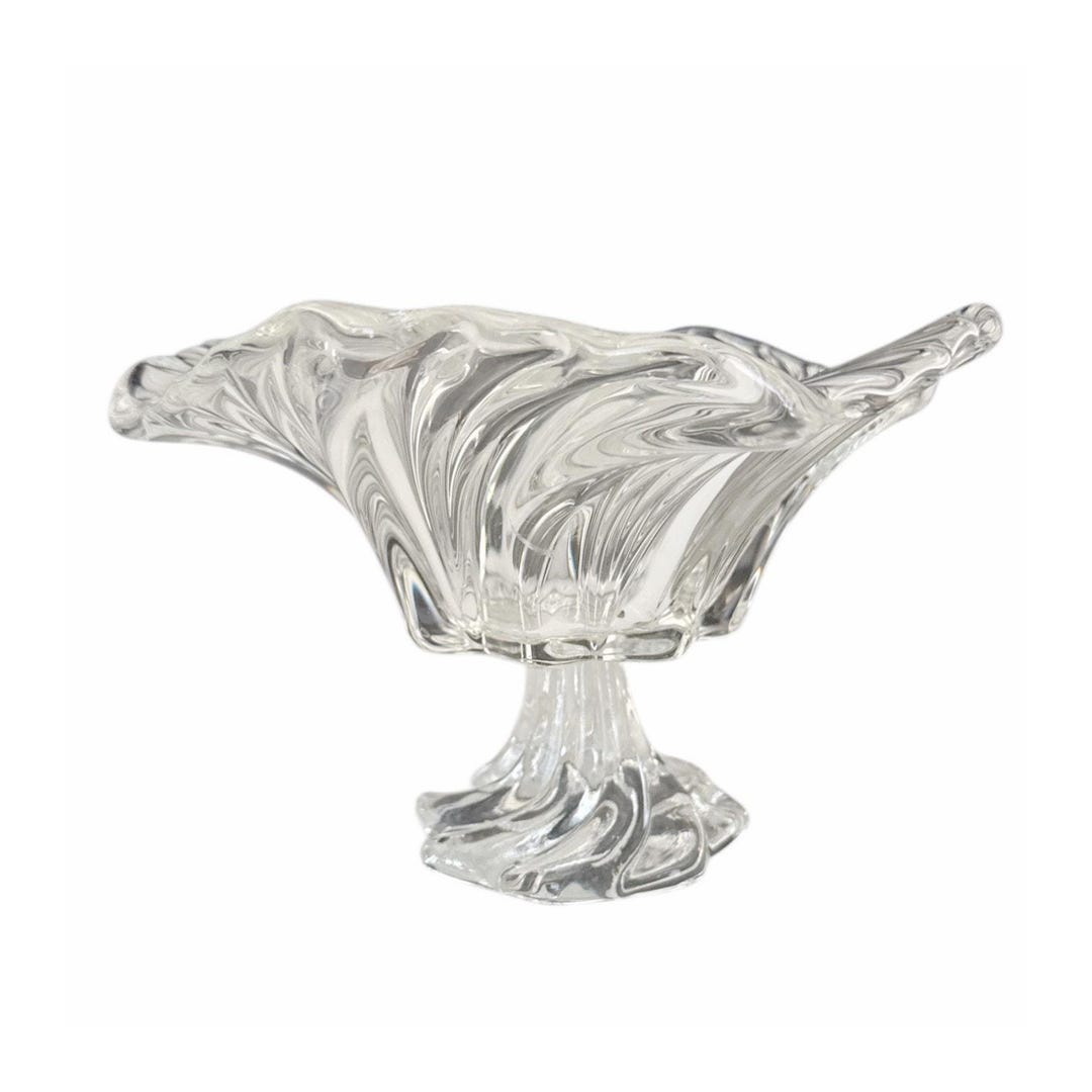 Vintage Mikasa Swirled Crystal Belle Epoque Footed Bowl - Etsy