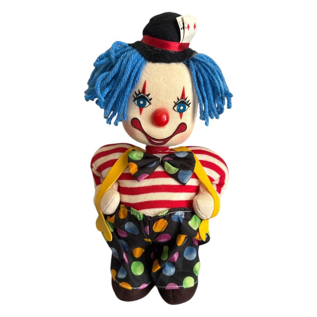 Vintage Dolmax Wind up Musical Small World Clown Doll - Etsy