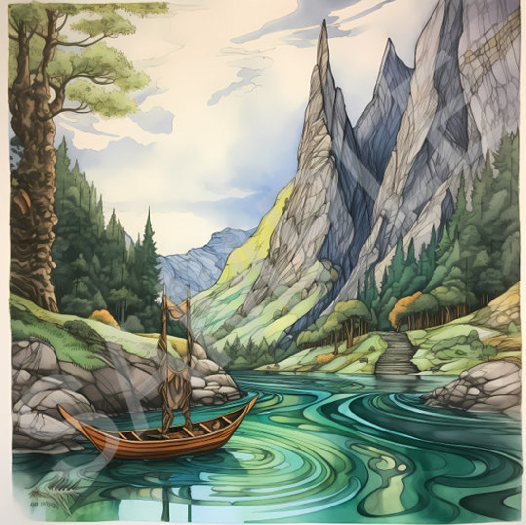 Elvish Rowing Boat - Etsy
