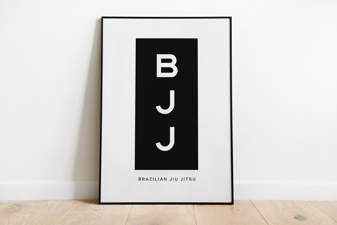 Brazilian Jiu Jitsu Print, Jiu Jitsu Poster, BJJ Poster, MMA Wall Art ...