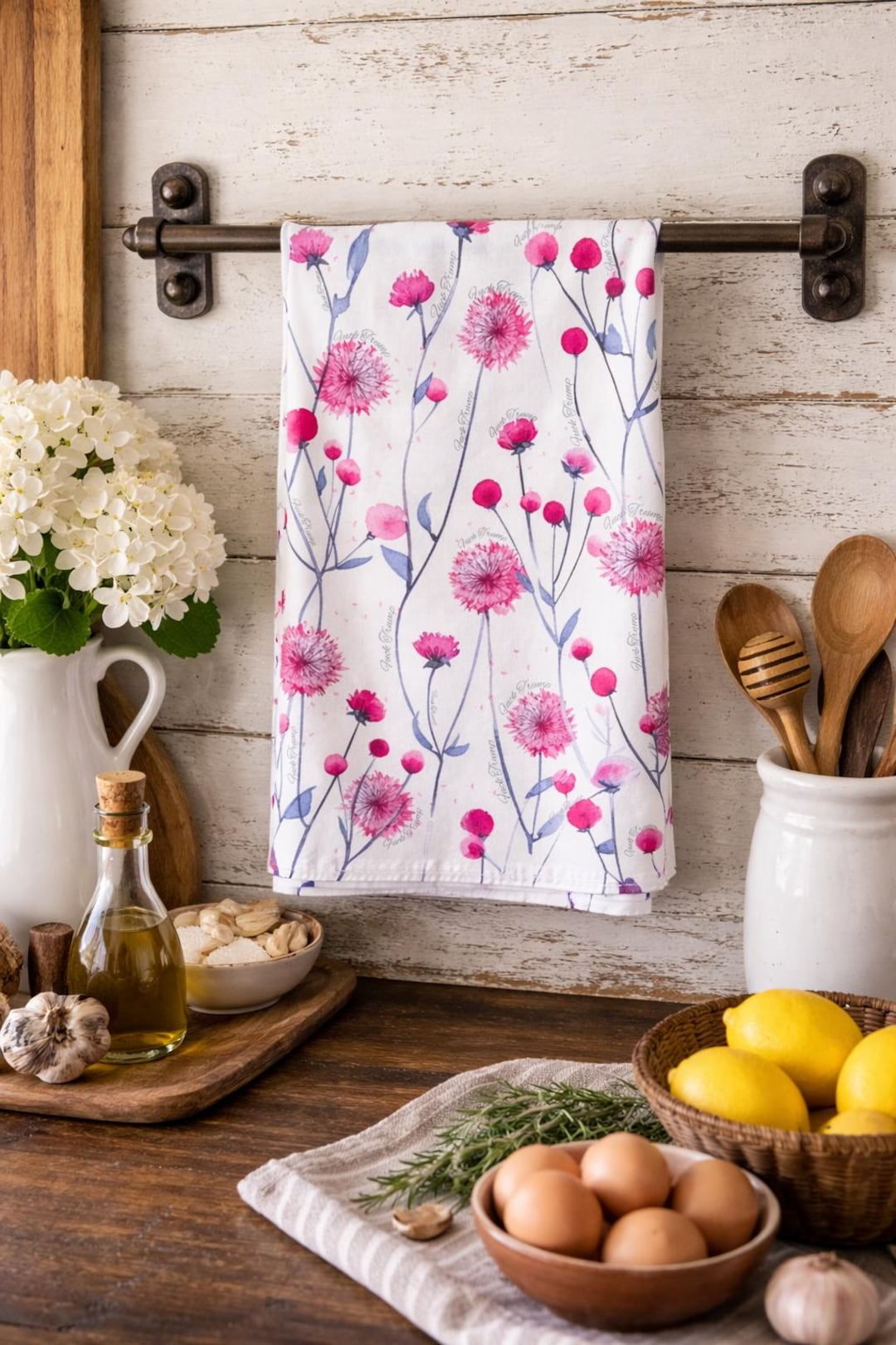 Floral Anti Trump Hand Towel, Funny Political Kitchen Decor - Etsy