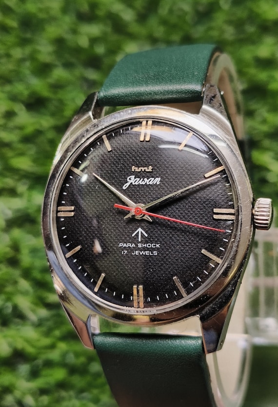 Rare Vintage HMT Jawan Dotted Black OG dial Mechanica… - Gem