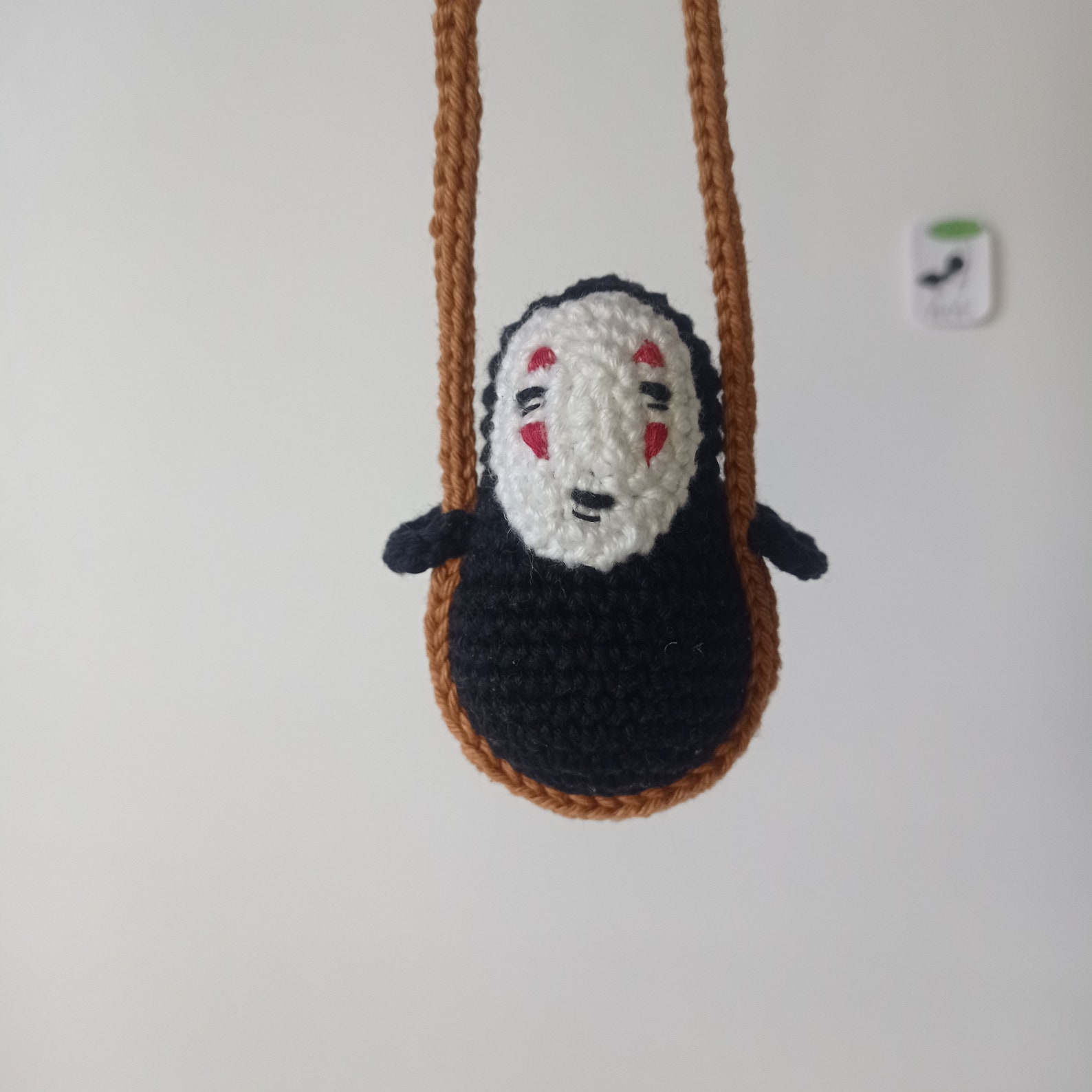Ghibli Inspired Crochet Car Hanger Handmade Spirited Away Howl's Moving ...