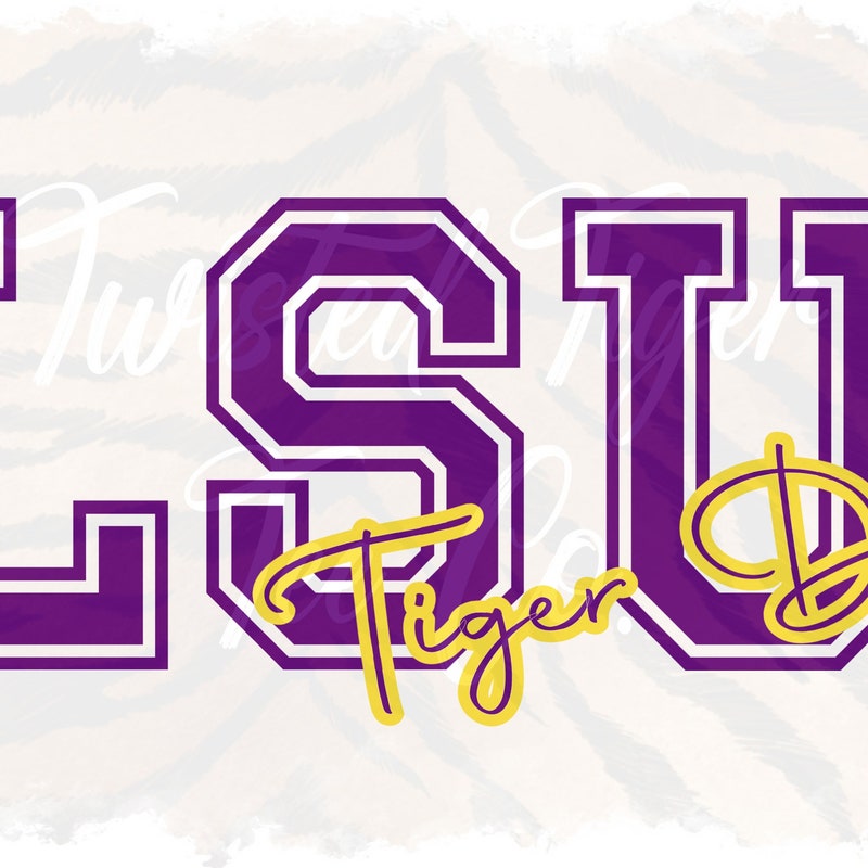 Lsu Tigers Svg - Etsy