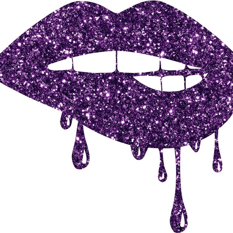 Drip Lips Svg - Etsy