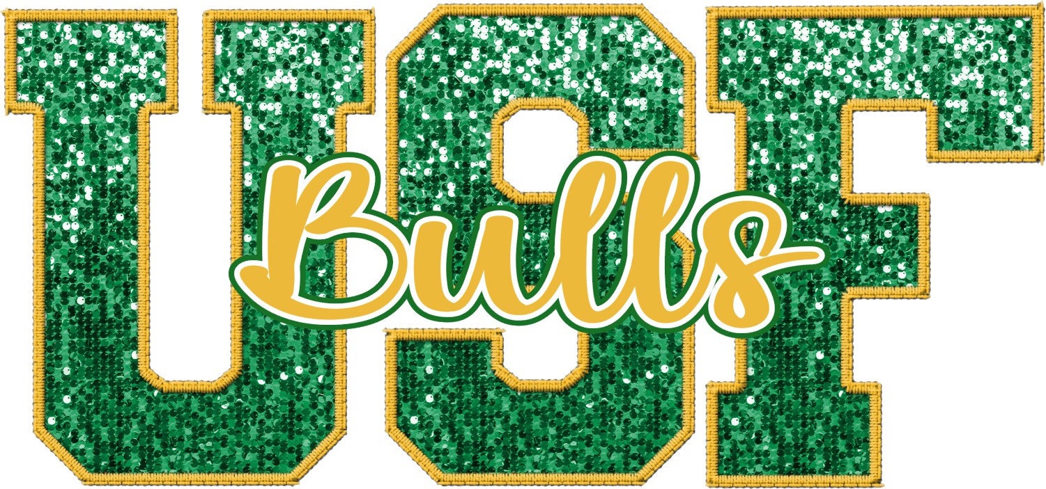 USF Faux Embroidery PNG - Etsy