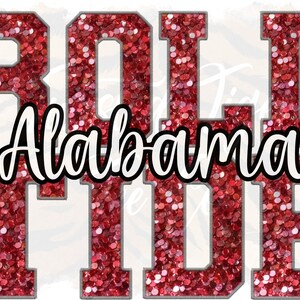 Alabama PNG Bundle Fonts, Messy Buns, - Etsy
