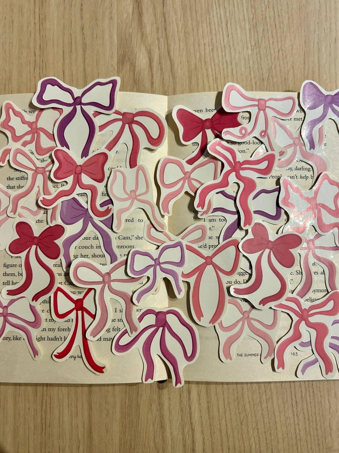 Bow Sticker Pack, Bow Themed, Journal, Scrapbook, Bow Stickers, Kindle ...