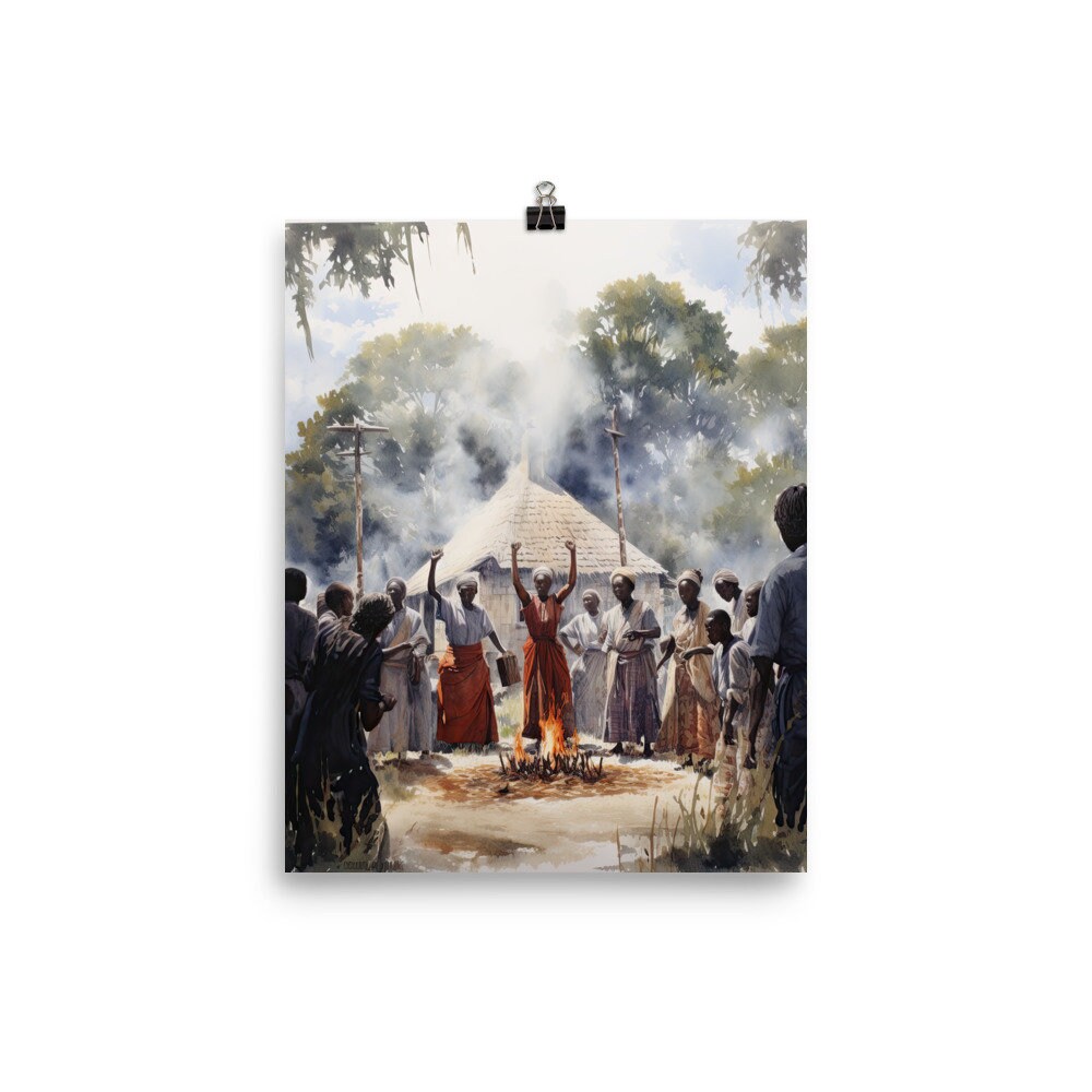 Gullah Art | Original Watercolor Painting | Poster Print - Etsy