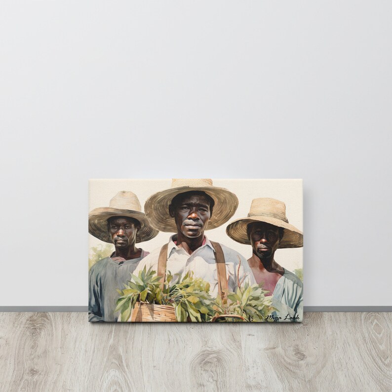 Gullah Art | Original Watercolor Painting | Harvest II | Canvas Print ...