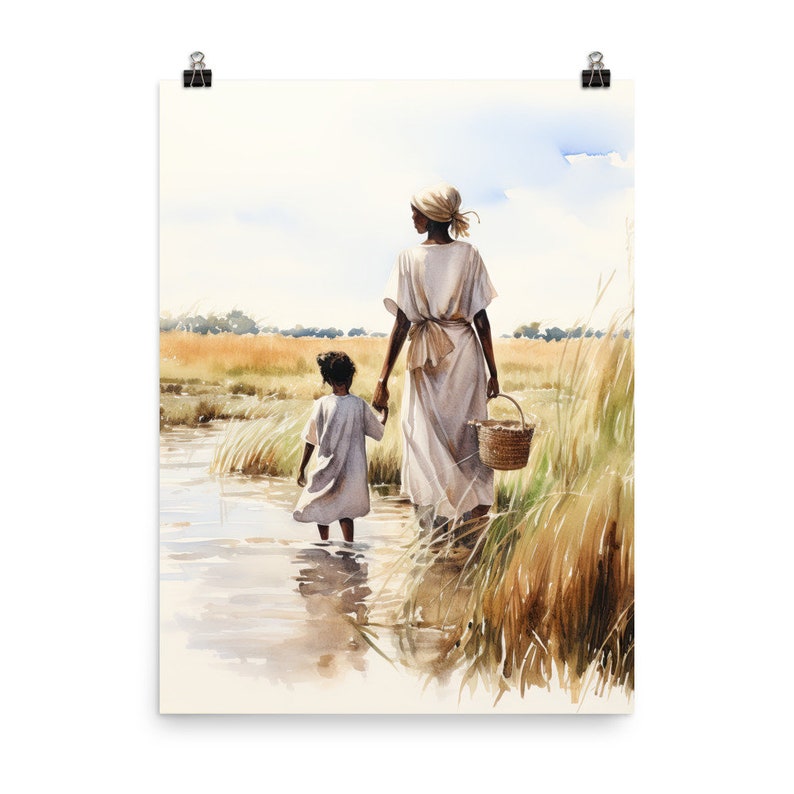 Gullah Art | Original Watercolor Painting | Poster Print - Etsy