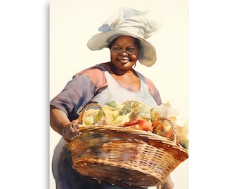 Gullah Art | Original Watercolor Painting | Lowcountry Landscape ...