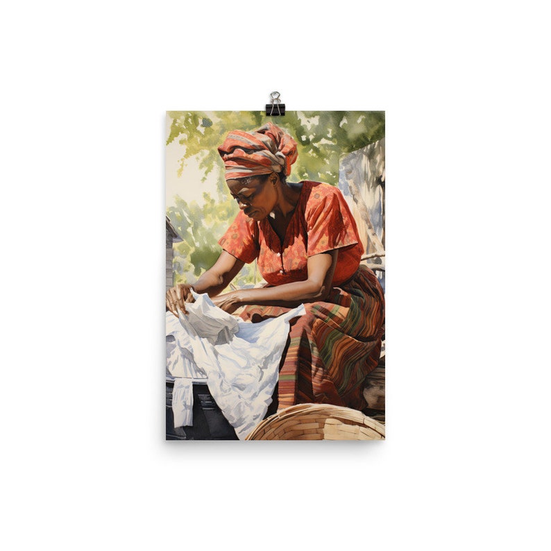 Gullah Art | Original Watercolor Painting | Poster Print - Etsy