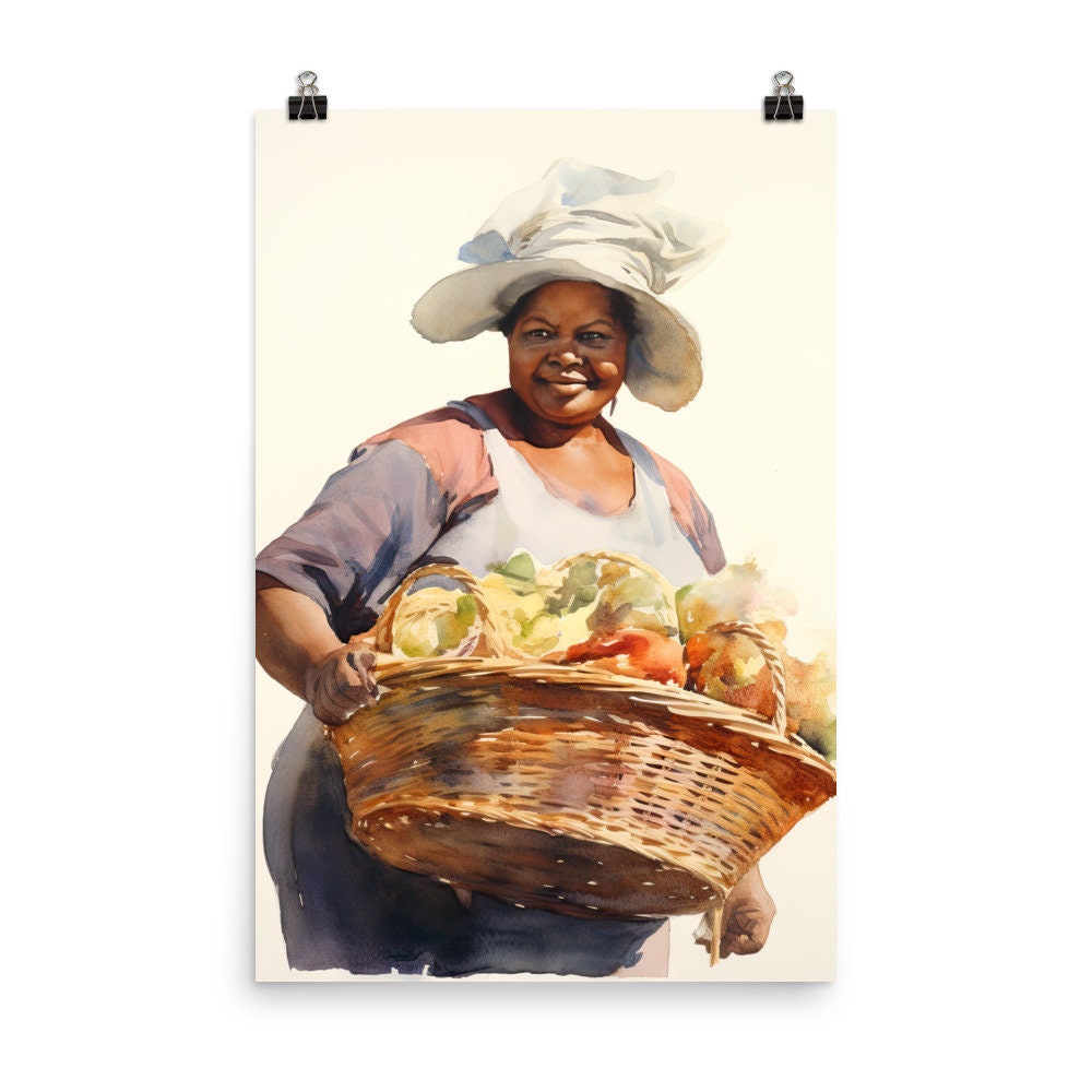 Gullah Art Original Watercolor Painting Poster Print - Etsy