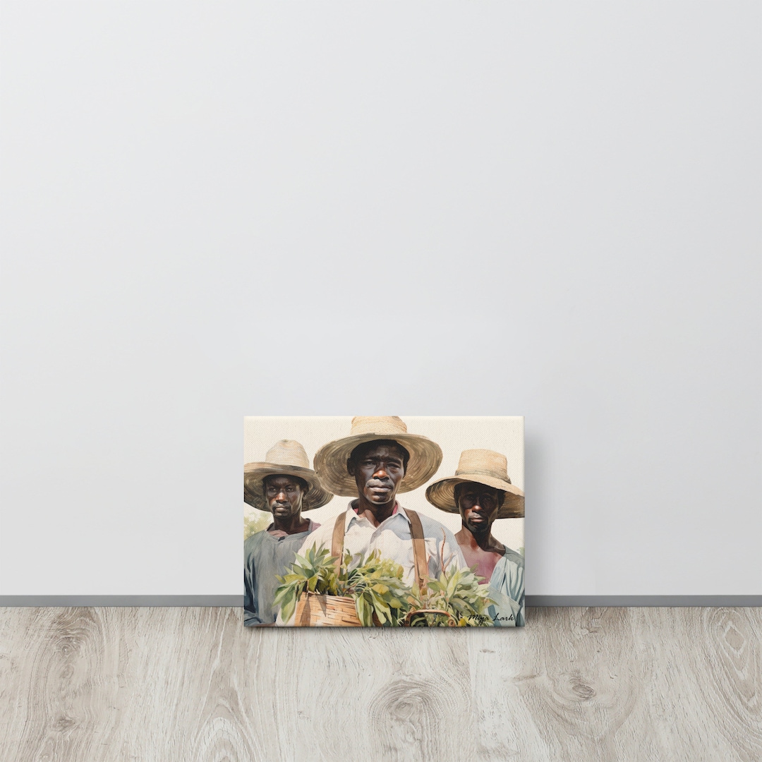 Gullah Art | Original Watercolor Painting | Harvest II | Canvas Print ...