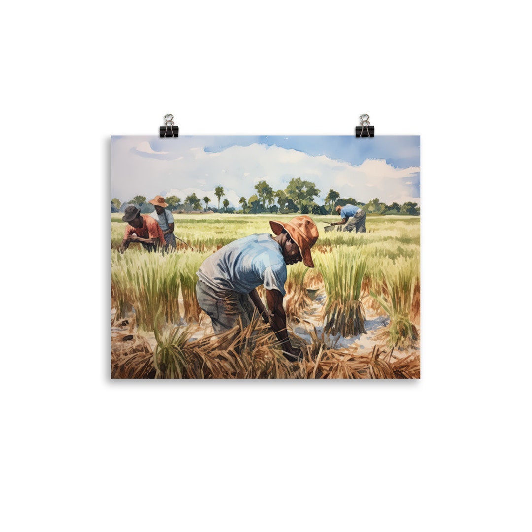 Gullah Art | Original Watercolor Painting | Poster Print - Etsy