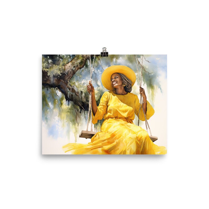 Gullah Art | Original Watercolor Painting | Poster Print - Etsy