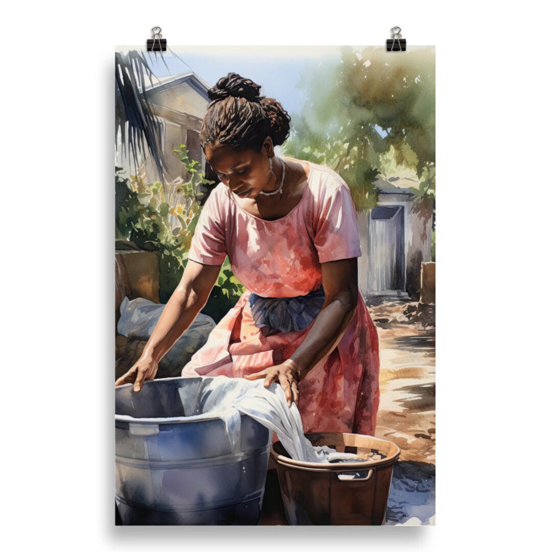 Gullah Art Original Watercolor Painting Poster Print - Etsy