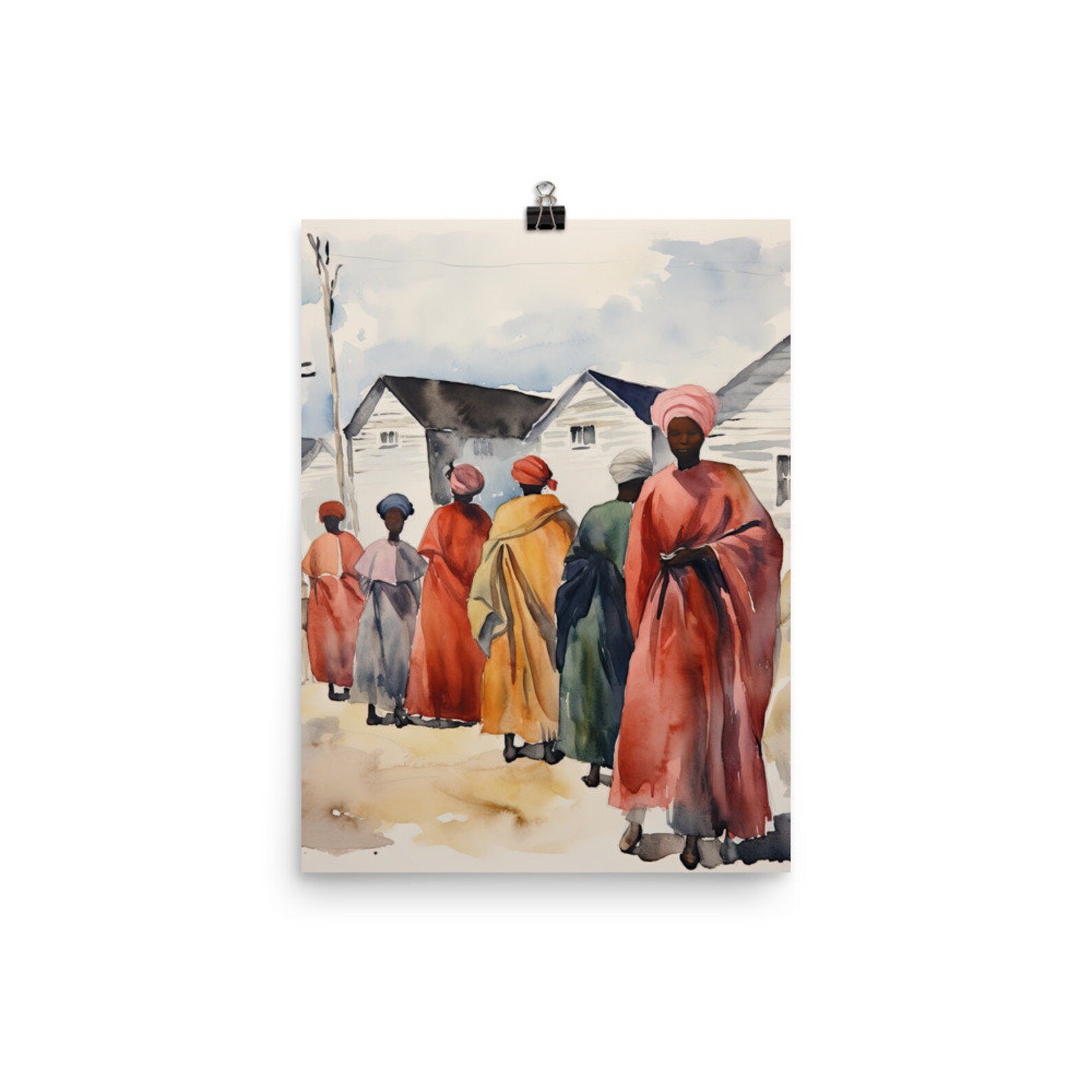 Gullah Art Original Watercolor Painting Poster Print - Etsy