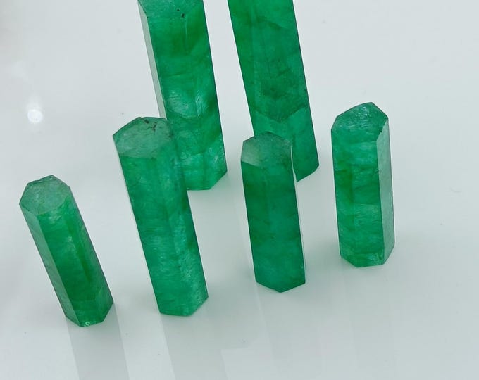 AAA Raw Emerald Crystal, Hexagon Rough Beryl, Birthstone - Etsy