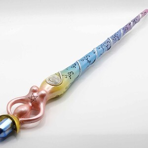 Spiral Goddess Ritual Wand, Feminine Energy Wand, Ritual Tool for ...