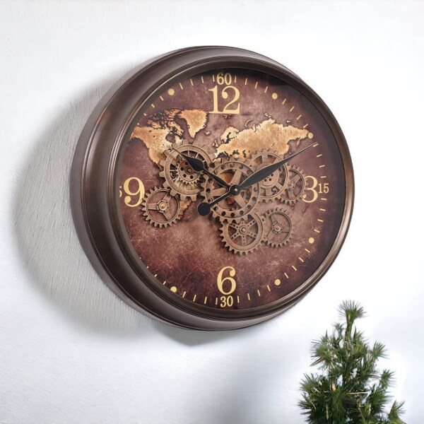 Steampunk Wall Clock - Etsy