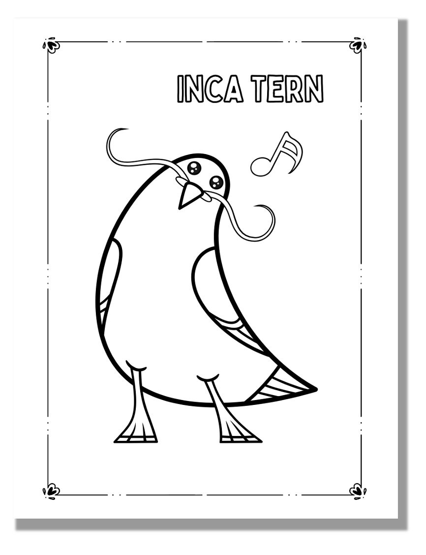 Flying Animals Coloring Sheets Instant Digital Download - Etsy