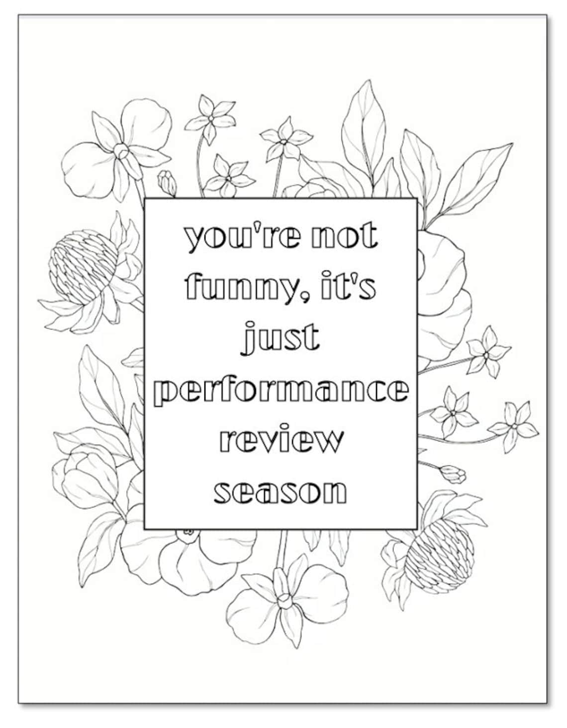 I Hate Work Adult Coloring Sheets to Relieve Stress & Anger Color ...