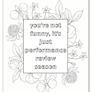 I Hate Work Adult Coloring Sheets to Relieve Stress & Anger Color ...