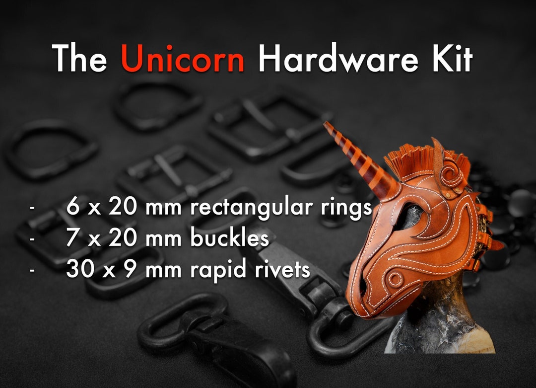 Dieselpunk.ro - Unicorn Mask Hardware Kit - Etsy