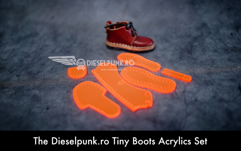 Tony See Patterns - Tiny Boots Acrylic Templates - Acrylic Pattern - Etsy