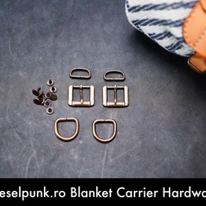 Dieselpunk.ro Blanket Carrier Hardware Kit - Etsy