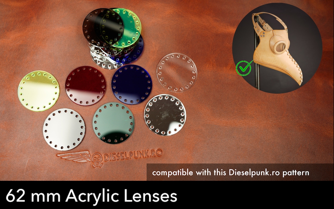 62 Mm Acrylic Round Pieces - Etsy