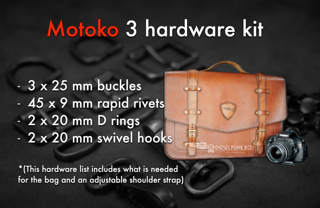 Tony See Pattern - the Motoko 3 Bag - DIY Hardware Kit - Etsy