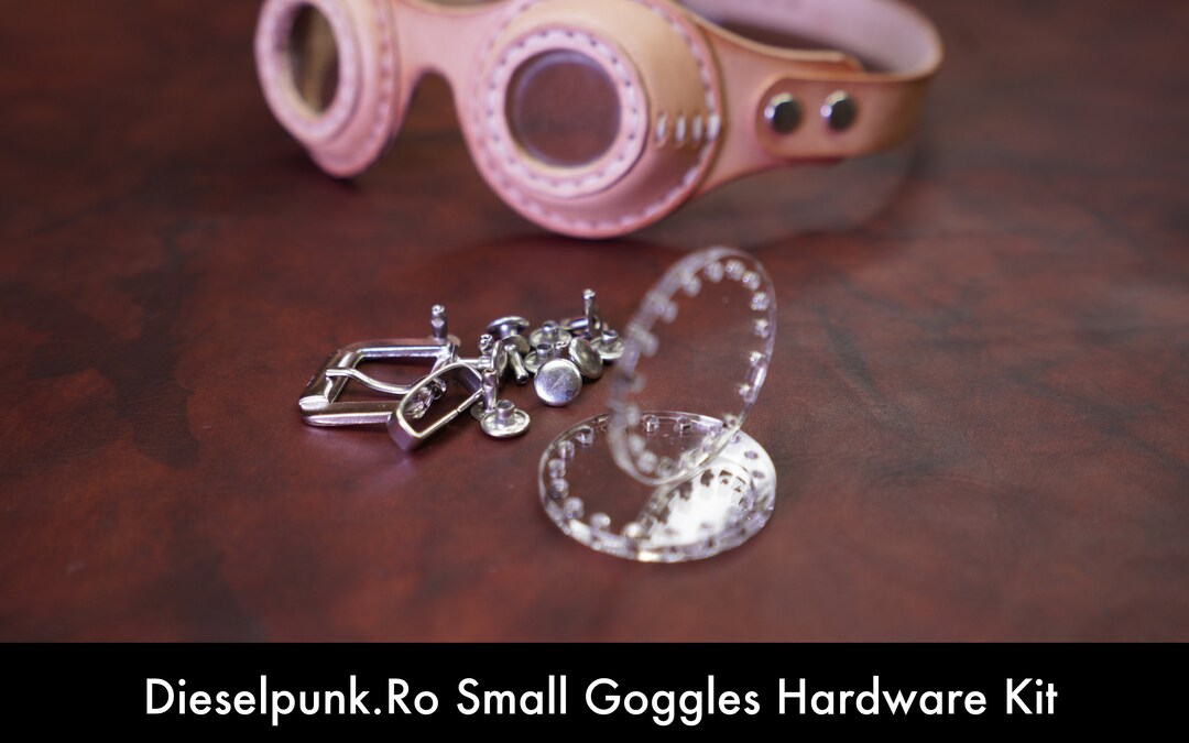 Small Dieselpunk.ro Leather Goggles Hardware Kit - Etsy
