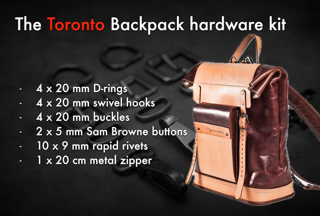 Dieselpunk.ro Toronto Backpack Hardware Kit - Etsy