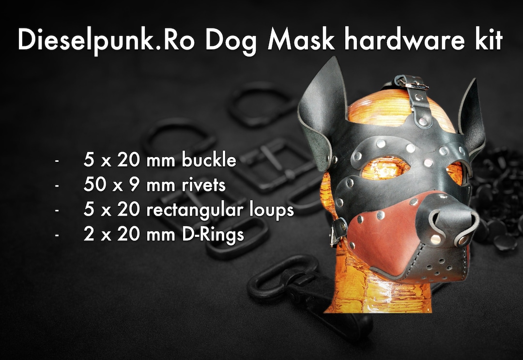 The Dieselpunk.ro Dog Mask Hardware Kit - Etsy