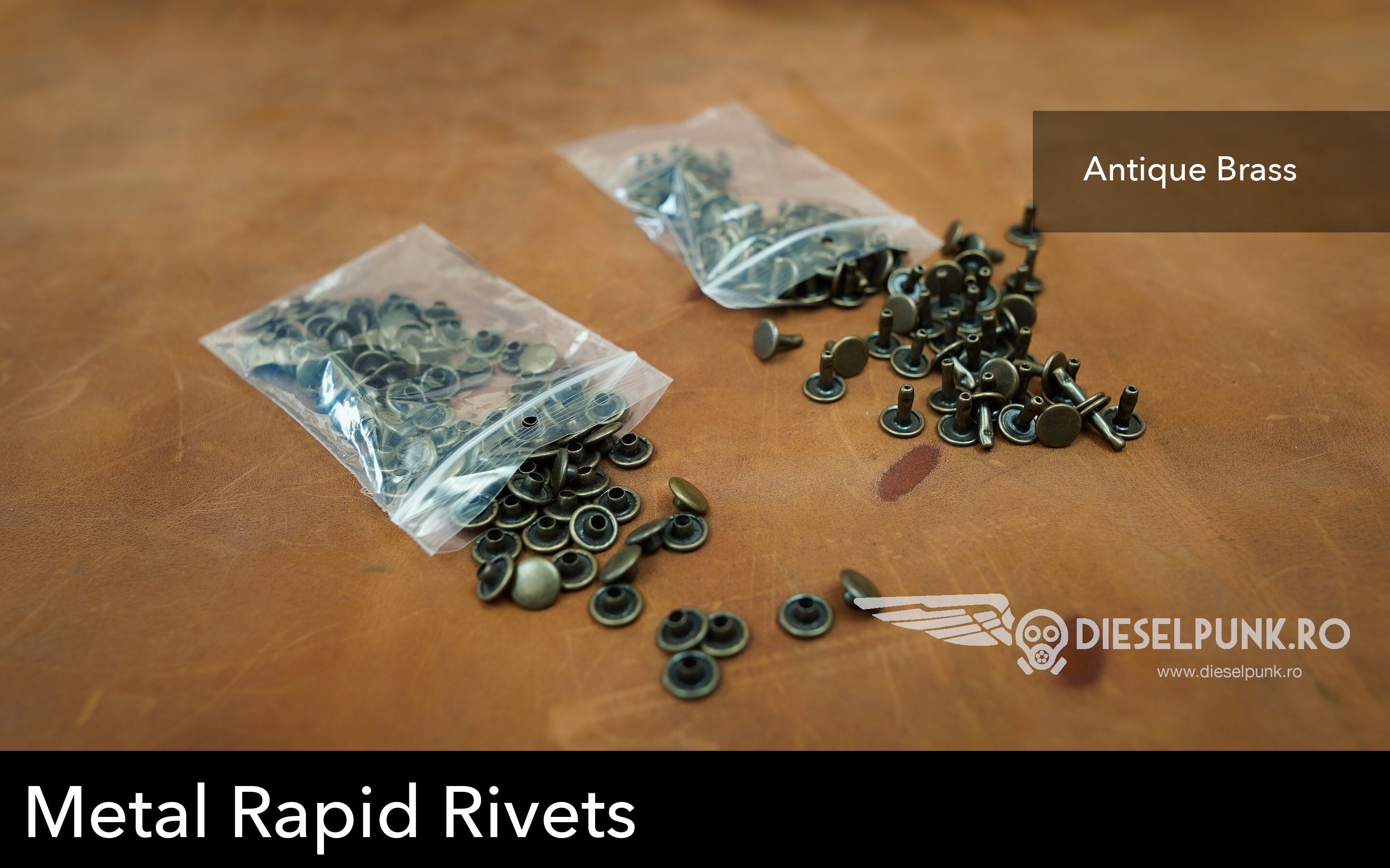 Rapid Rivets - Double Cap Rivet - 9 Mm Rivets - 100 Pck - Etsy