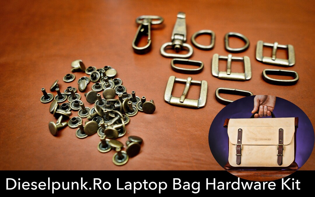 Dieselpunk.ro Laptop Bag Hardware Kit - Etsy
