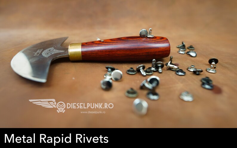 Rapid Rivets - Double Cap Rivet - 9 Mm Rivets - 100 Pck - Etsy
